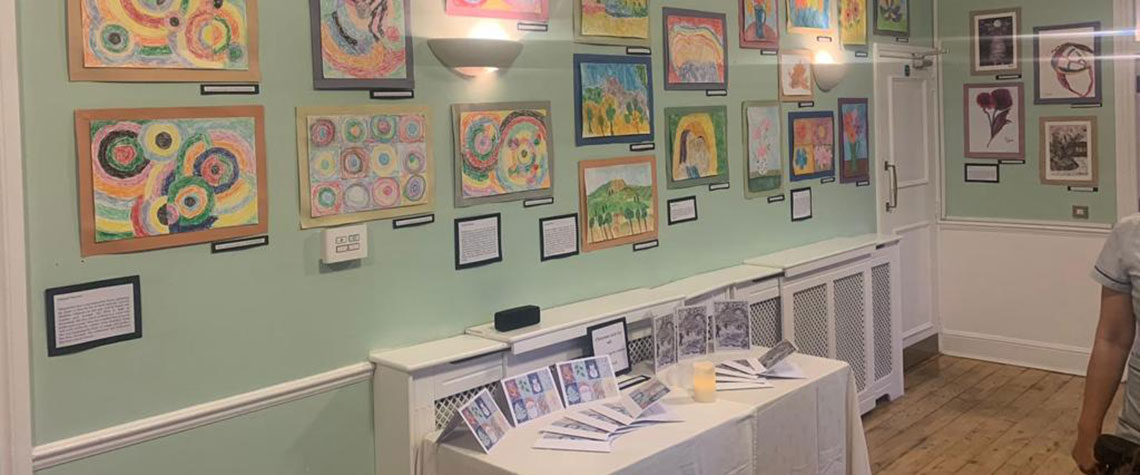 Care home residents showcase their art at local exhibition | Bupa UK